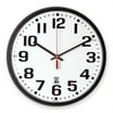 SKILCRAFT, NSN3897944, Slimline Round Wall Clock, 1 - Walmart.com