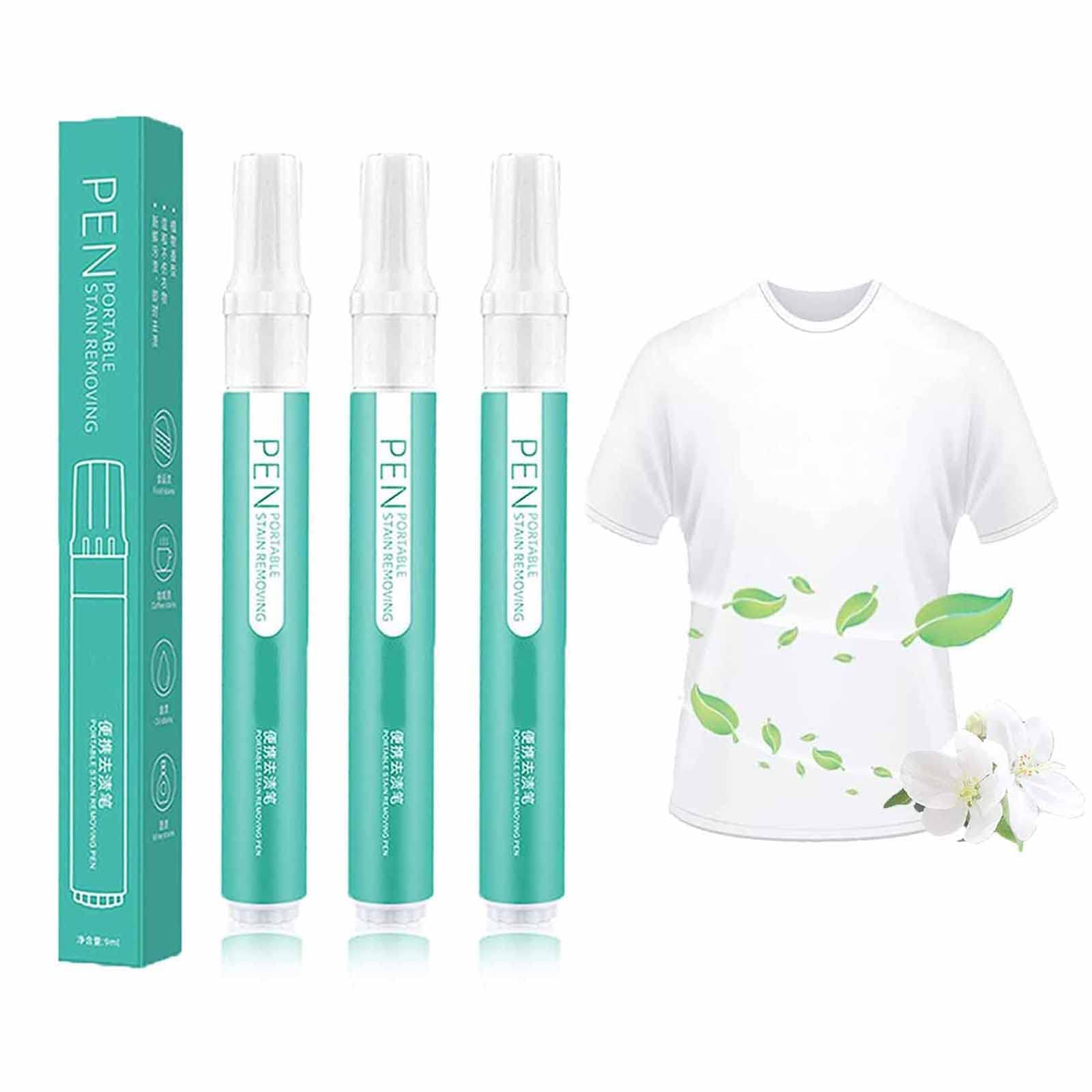 3PCS Stain Removing Pen Bleach for Clothing, Small But Powerful, Grease ...