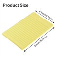 Lined Sticky Notes 4x6 in, 6 Pads 45 Sheets Per Pad, Yellow Ruled Self ...