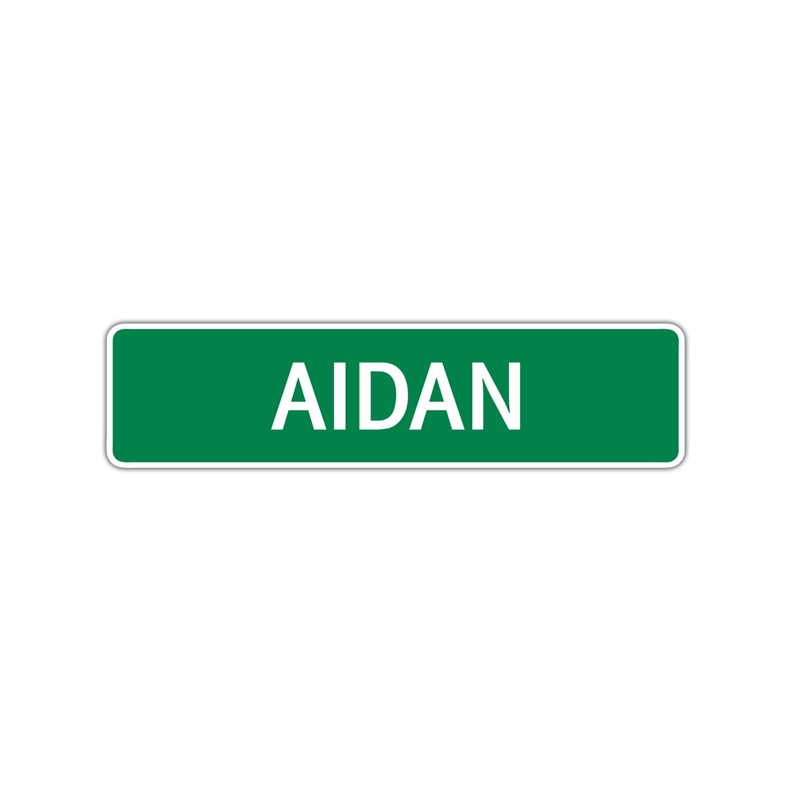 Aidan Boys Children Name Label Indoor Outdoor Wall Novelty Letter ...