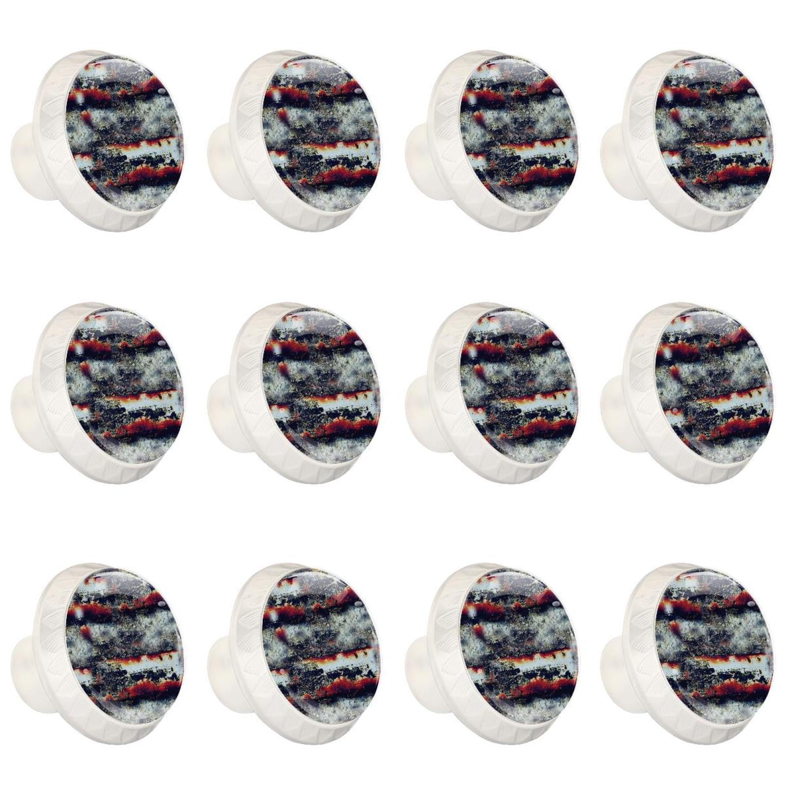 12 Pcs Abstract Texture Knobs for Kitchen Cabinet Cupboard Dresser ...
