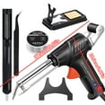 MORESEC under $5 Handheld Soldering Gun, 60W Soldering Iron Kit with ...