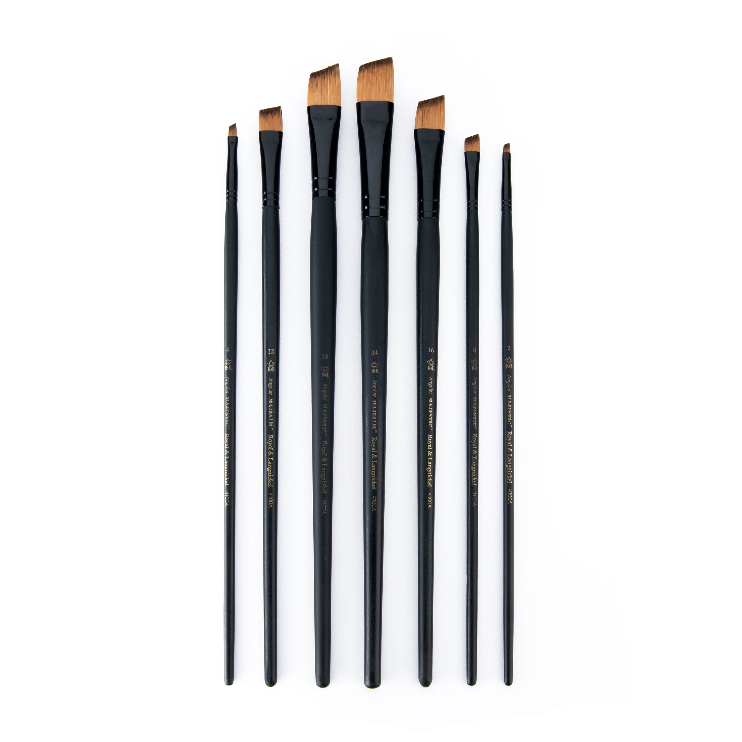 Royal & Langnickel - Majestic 7pc Long Handle Artist Paint Brush Set ...