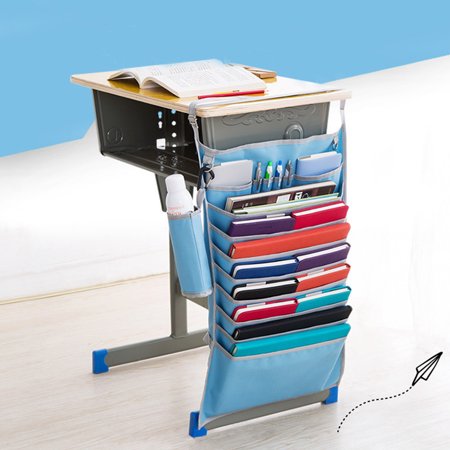Desk Storage Bag, Desk Side Organizer, Desk Side Hanging Multiple ...