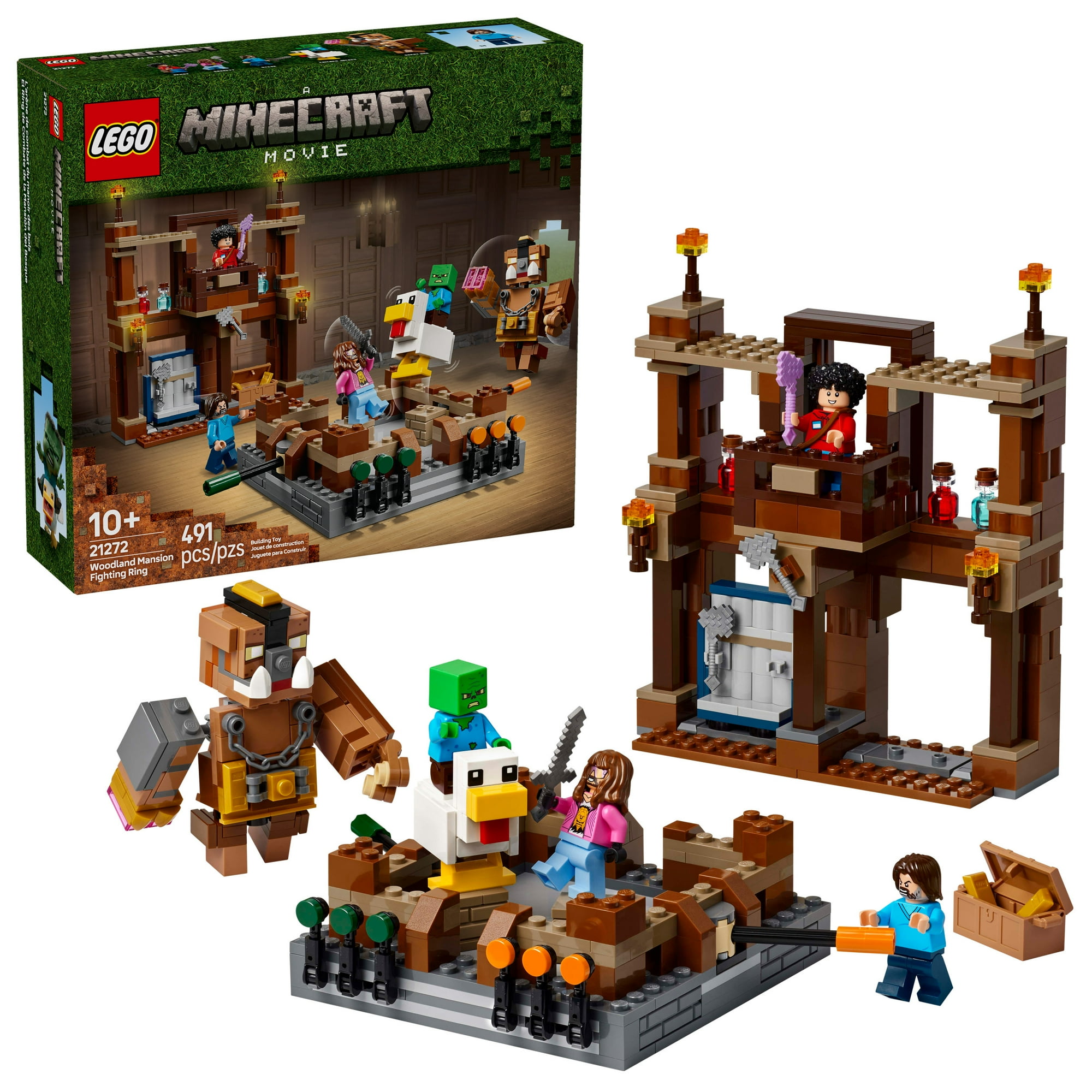 Click here for Lego Minecraft Woodland Mansion Fighting Ring - Bu... prices