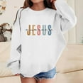 WEIYLL Girls Hoodies Crewneck Long Sleeve Cute Drop Shoulder Pullover ...