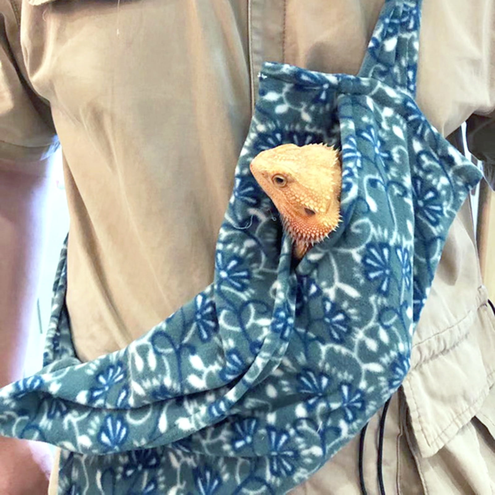 Adjustable Reptile Sling for Bearded Dragons Lizards and Small Pets ...