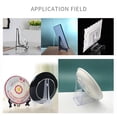10pcs Clear Display Easels Adjustable Plastic Stand Picture Frames Rack ...