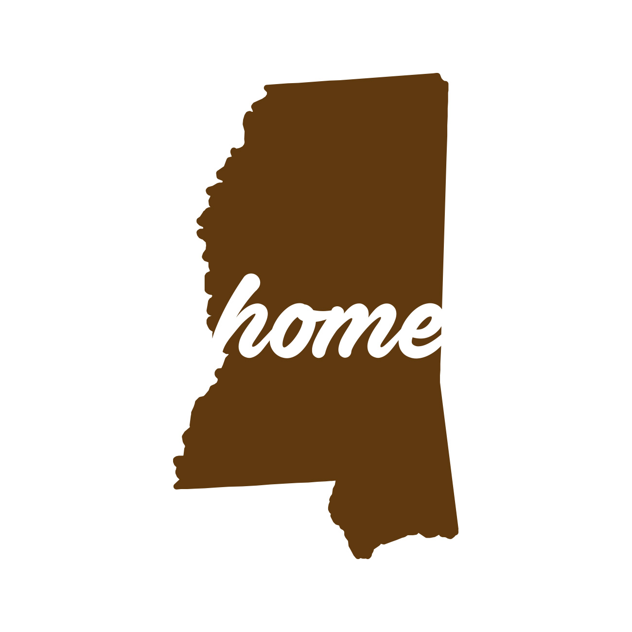 Mississippi Home Sticker Decal Die Cut - Self Adhesive Vinyl ...