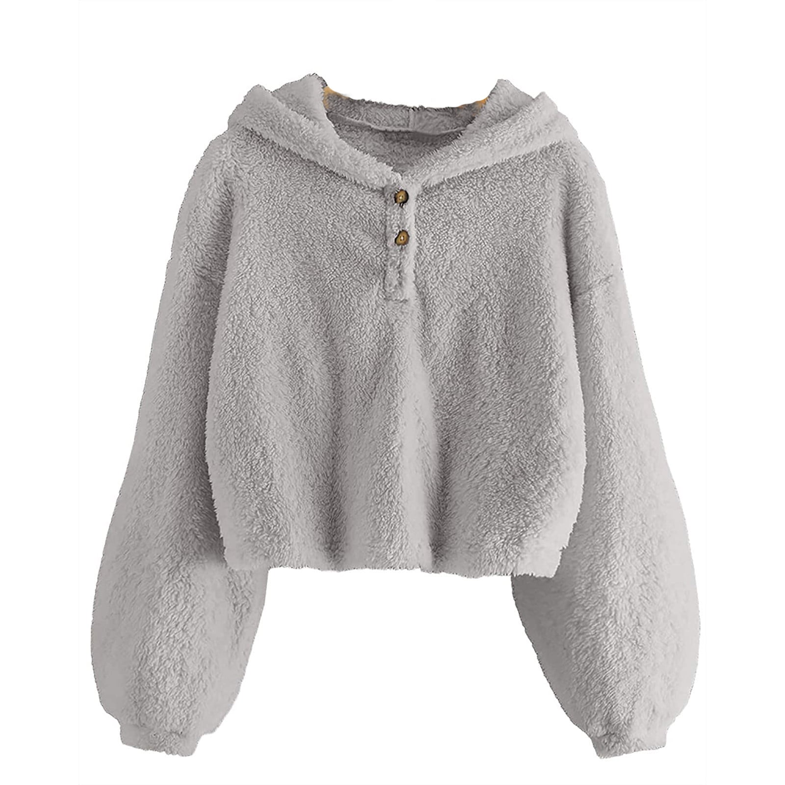 Click here for Bayaixz Girls Fuzzy Hoodies Kids Girls Casual Hood... prices