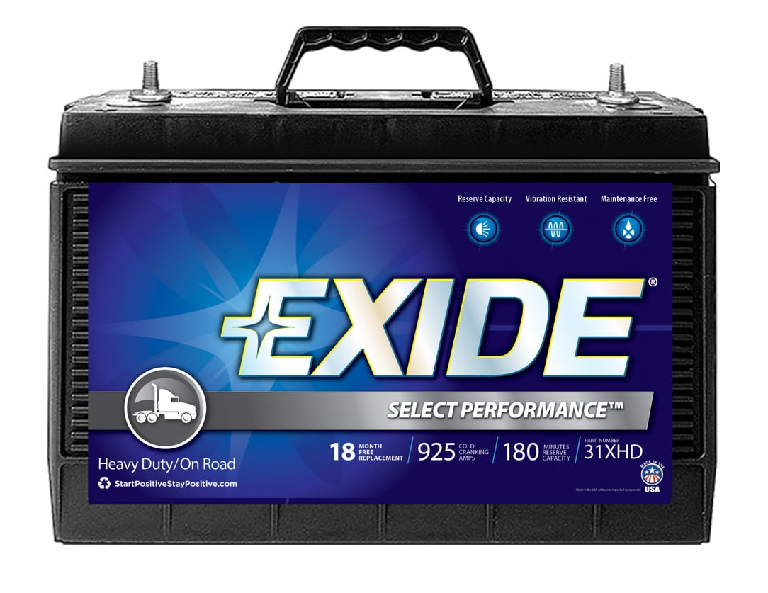 Exide Battery S31XHD Exide Sprinter Group 31 Battery - Walmart.com