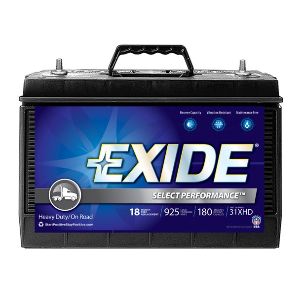 Exide Battery S31XHD Exide Sprinter Group 31 Battery - Walmart.com