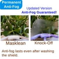 Masklean Clear Transparent Sanitary Mask Anti-Fog Face Mouth Shield ...