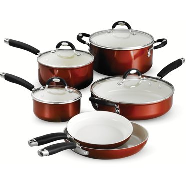 Copper Chef 10 Piece Nonstick Pan Set, with CeramiTech - Walmart.com