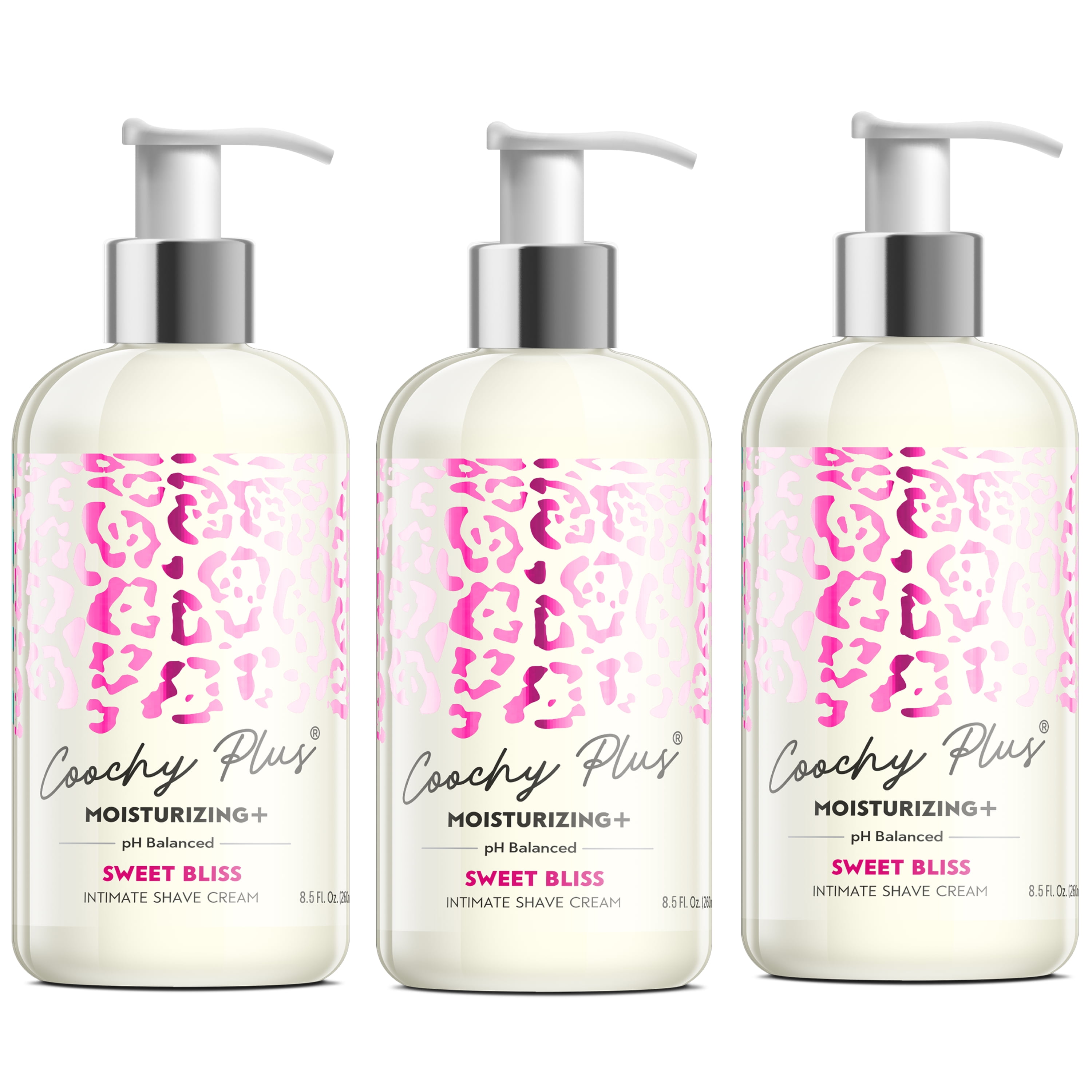 Coochy Plus Shaving Cream - SWEET BLISS 8.5 oz (3-Pack) - Walmart.com