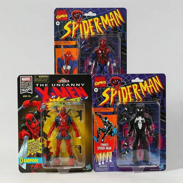 Marvel Action Figures Spider-man Retro Symbiote Ben Reilly / Symbiote ...
