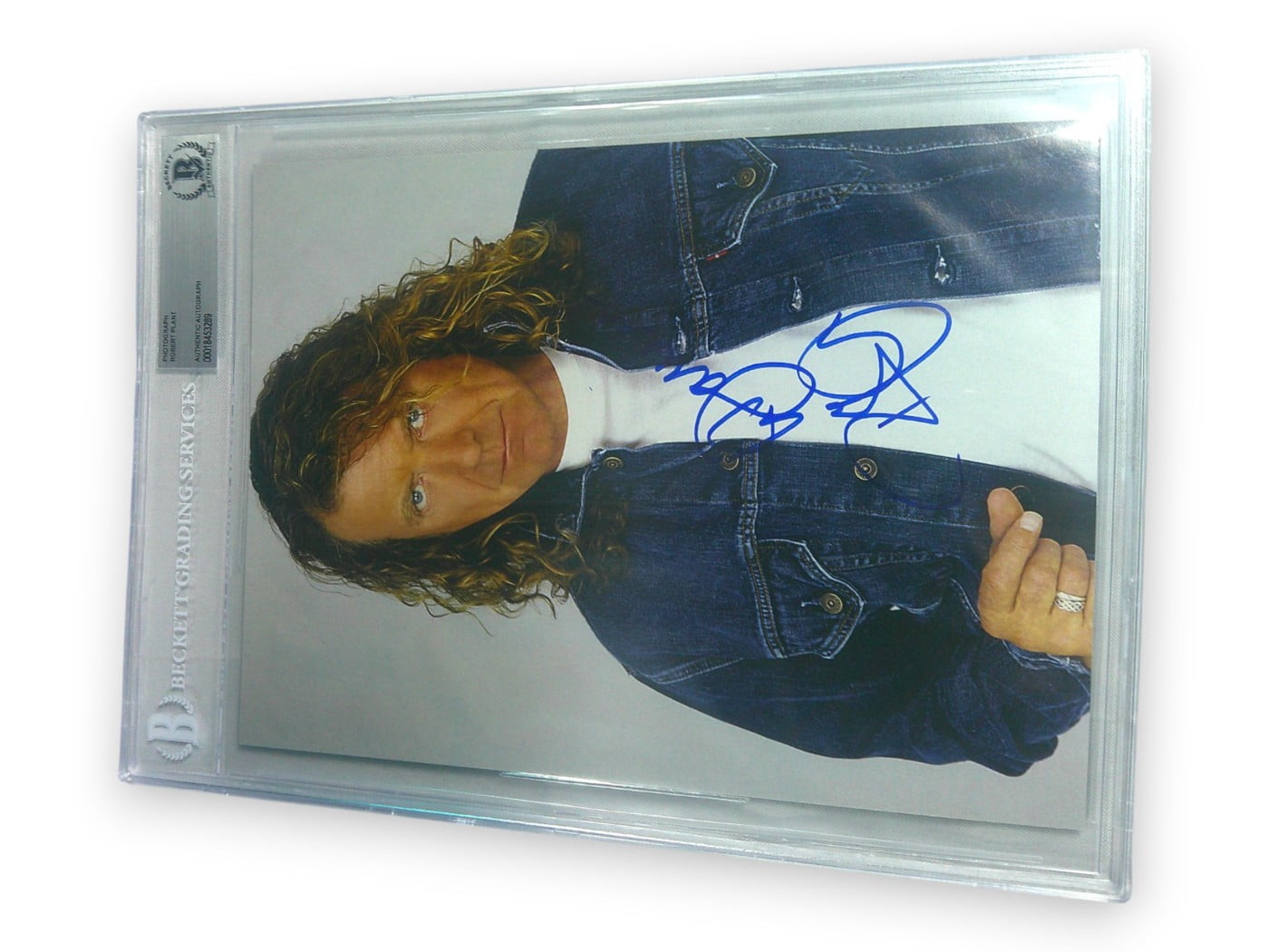 Robert Plant Signed Autographed 8X10 Photo Led Zeppelin Singer Encased ...