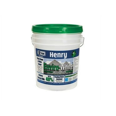 Henry HE287SF871 5 Gallon White Elastomeric Roof Coating - Walmart.com