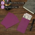 Mr. Pen- Money Envelopes for Cash, 100 Pack, 6.5" x 3.5", Purple Cash ...