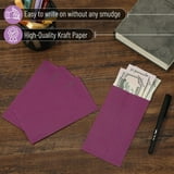 Mr. Pen- Money Envelopes for Cash, 100 Pack, 6.5" x 3.5", Purple Cash ...