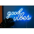 HEJULIK Good Vibes Neon Sign, USB Powered, Neon Sign for Bedroom ...