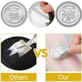 25sheets Round Plastic Silver Foil Embossed Picture Stickers Self ...