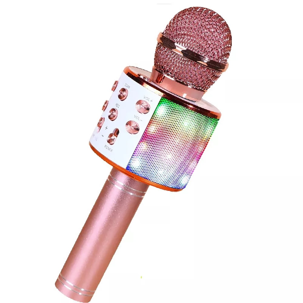 Wireless Bluetooth Karaoke Microphone For Kids Party Holiday Portable ...