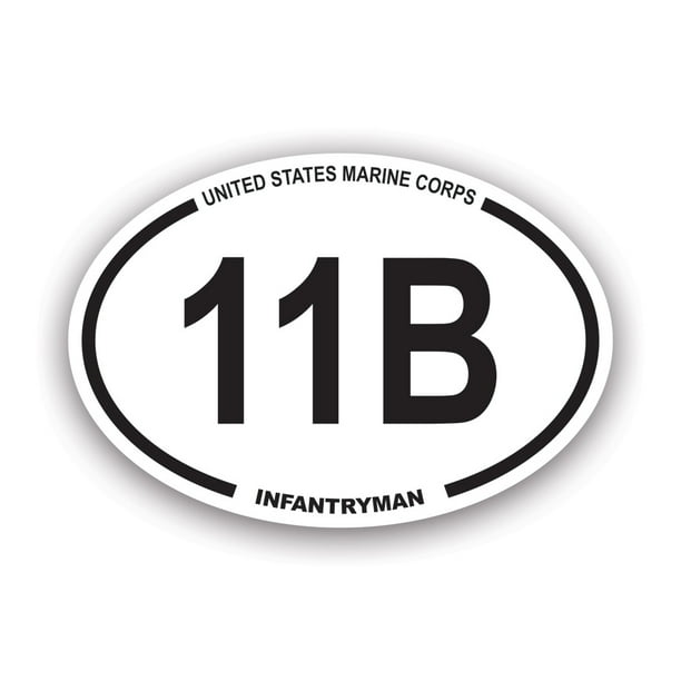 United States Army MOS 11B Infantryman Oval Sticker Decal - Self ...