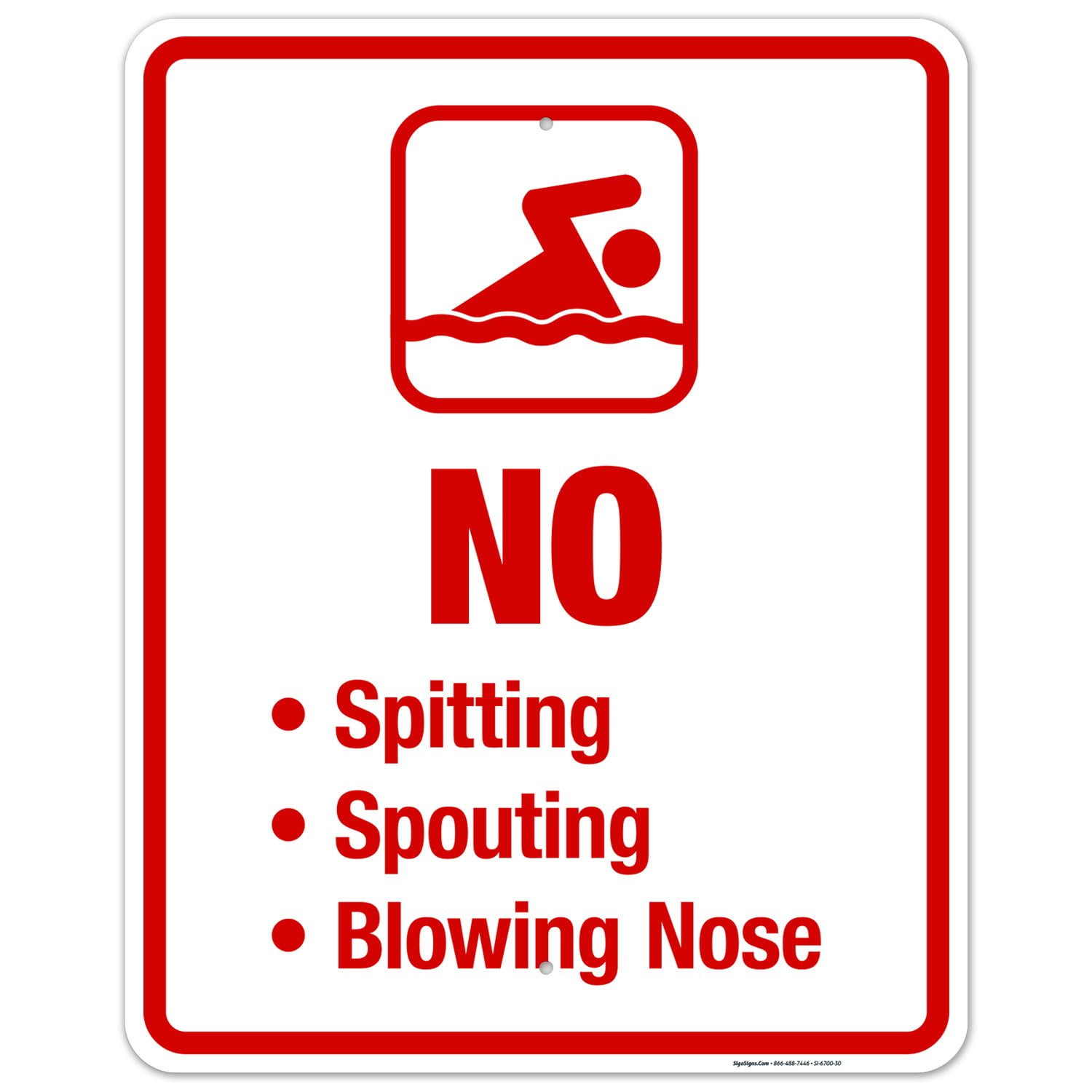 No Spitting