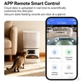 C Voice Interactive Video Surveillance 6L Smart Pet Feeder For Dogs ...
