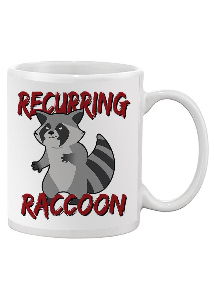Recurring Raccoon. Mug - Smartprints Designs, - Walmart.com