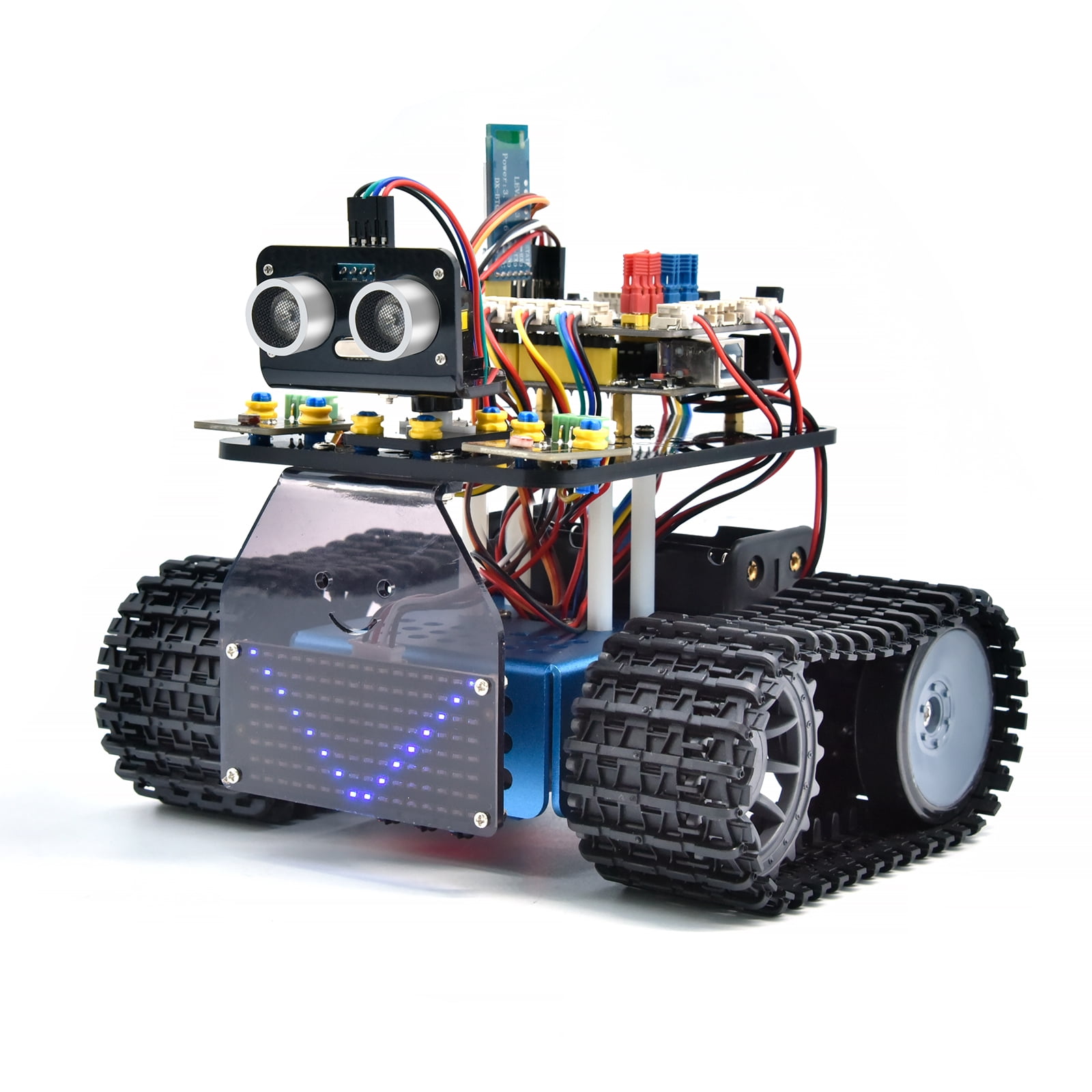 KEYESTUDIO Programmable Mini Tank Robot Car Kit For Arduino Robot DIY ...