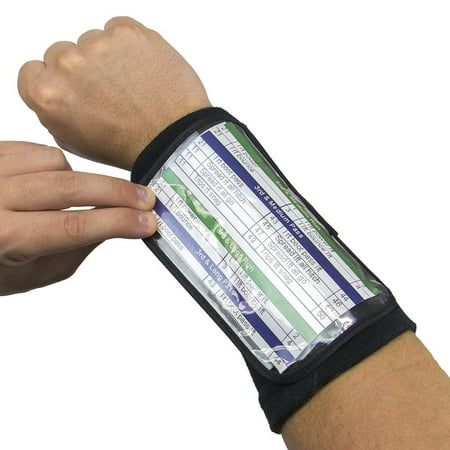 Quarterback Playbook Wristband, 6.5" Large - Walmart.com