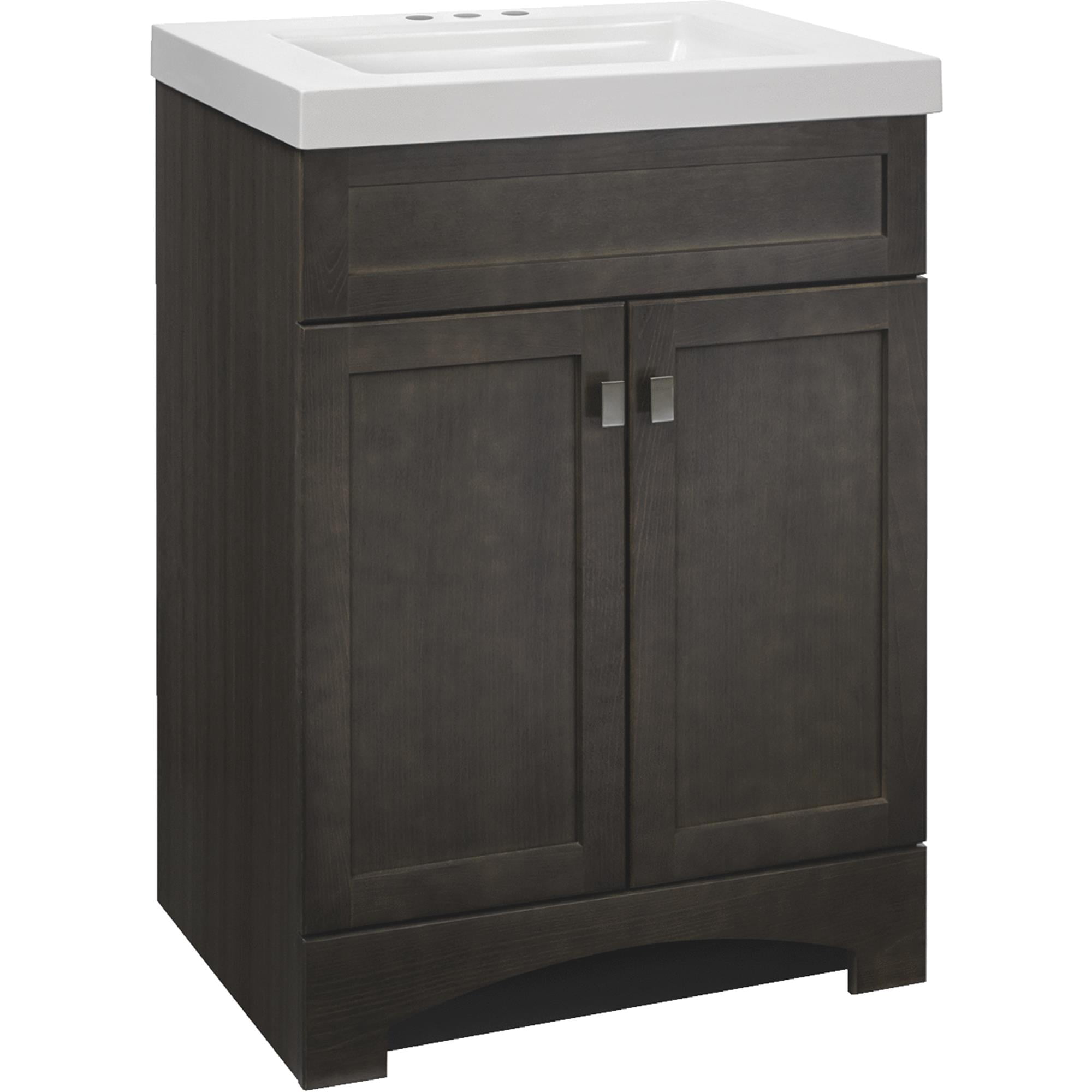 RSI HOME PRODUCTS SALES INC Davis 24.5" GRY Vanity CBCM18F24 - Walmart.com
