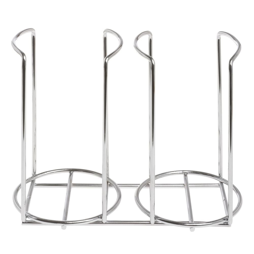 HUBERT® Basic Collection Wire Two Cup/Lid Holder - Chrome - Walmart.com