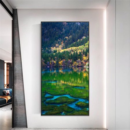 Privacy Windows Film Mountain Scenery 103C Stained Glass Window ...