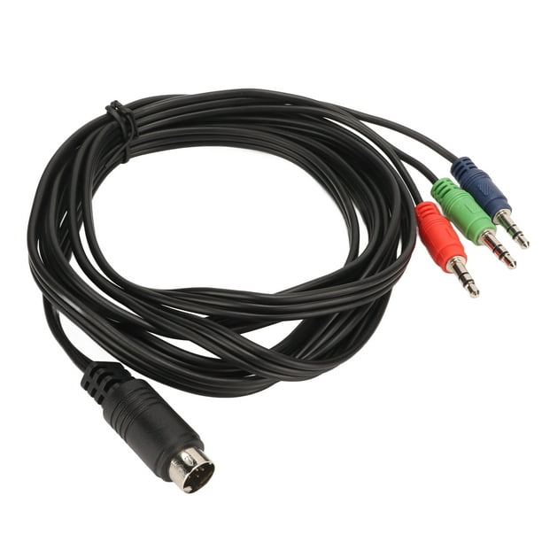 Cable Mini DIN para altavoz, Cable de sonido Mini DIN a 3 Mini DI Nto D ...