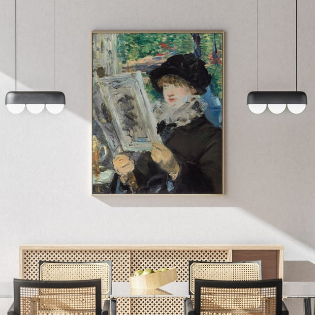 Woman Reading - ca. 1880–1881 | Edouard Manet | Premium Fine Art Print ...
