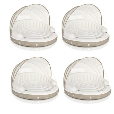 Intex Inflatable Canopy Island Float Lounge, 78.5" x 59" - Walmart.com