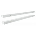 kieragrace KG Modern Edge Frame Ledge Set of 2 White Engineered Wood ...