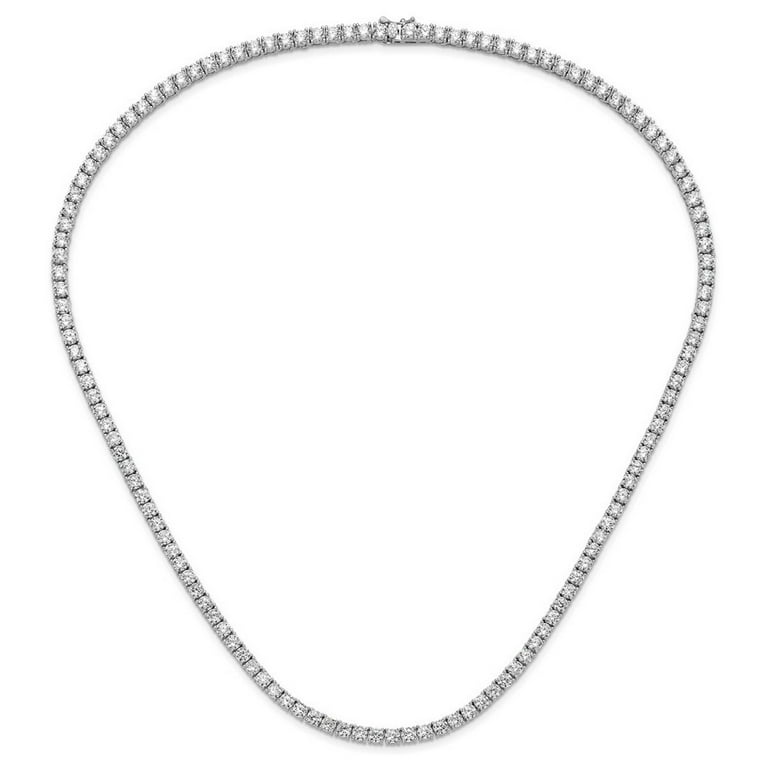 Simulated diamond tennis necklace store