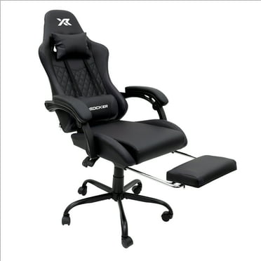 X Rocker Apex PC Gaming Chair with Massage Function and Footrest, Black ...