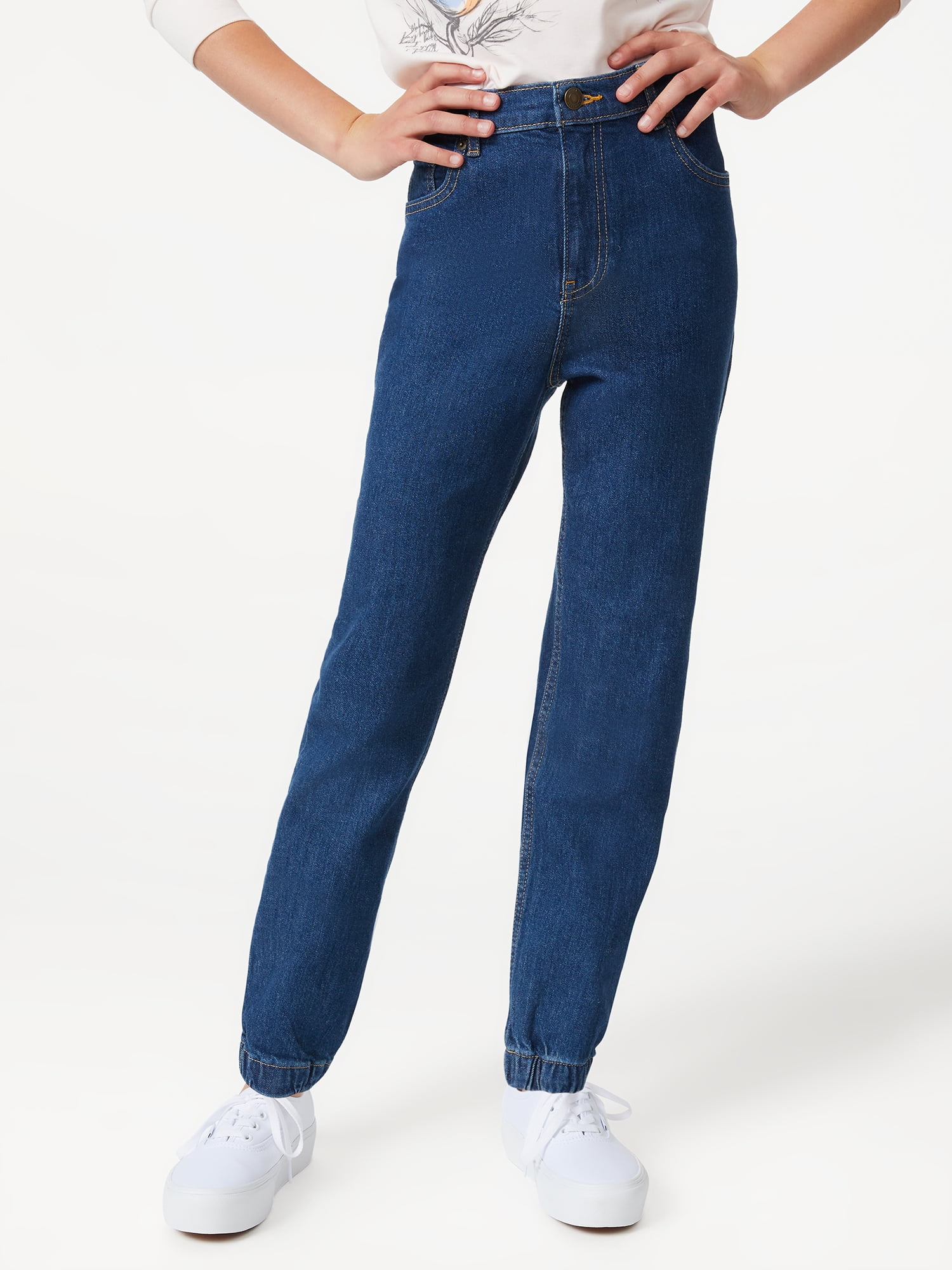 Free Assembly Girls Jogger Jeans, Sizes 4-18 - Walmart.com