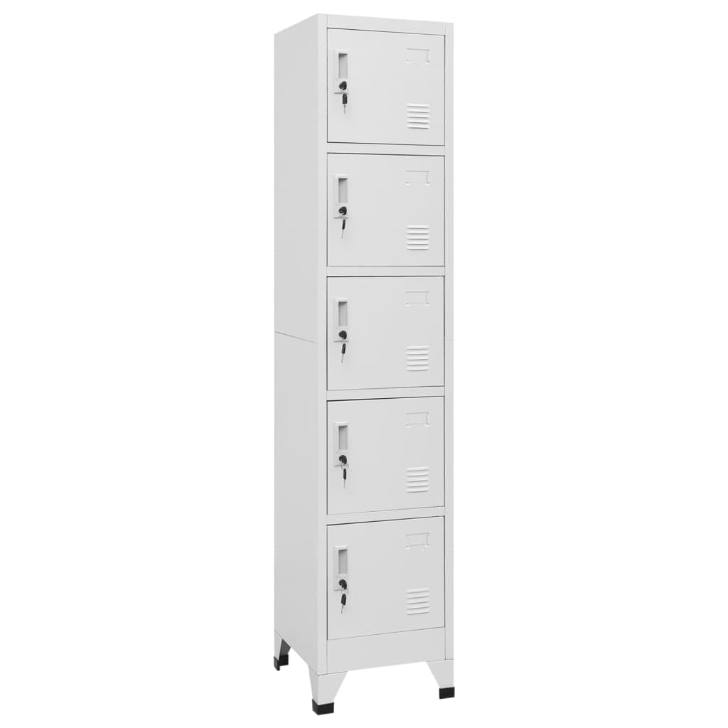 Click here for Vidaxl Locker Cabinet Light Grey 38x40x180 Cm Stee... prices