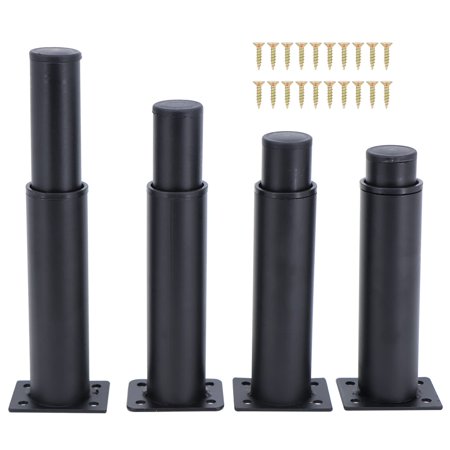RealPlus Adjustable Metal Furniture Legs, 5.9"-10" Foot Legs for Sofa ...