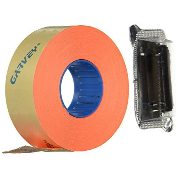 Garvey One-Line Pricemarker Labels, 7/16 x 13/16 Inches, Fluorescent ...