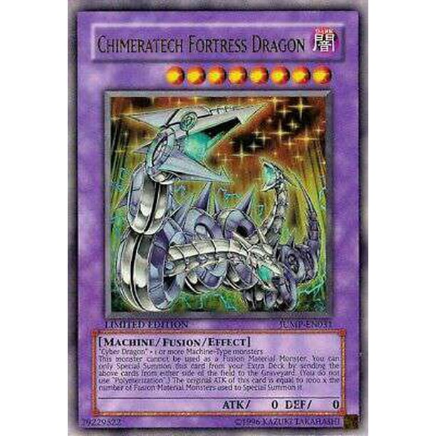YuGiOh Shonen Jump Ultra Rare Chimeratech Fortress Dragon JUMP-EN031 ...