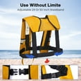 WARMOUNTS Automatic Inflatable Life Jacket w/ 2 Reflectors & Whistle ...