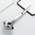 FHBVT 304 Stainless Steel Oil Soup Separating Spoon Long Handle Grease ...