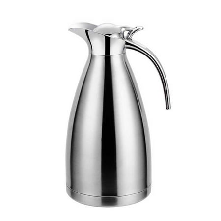 Stainless Steel Thermal Bottle Coffee Tea Carafe 2L water thermal bottle Double Wall Insulated ...